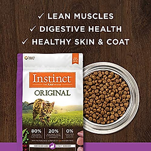 Instinct Original Grain Free Recipe with Real Rabbit Natural Dry Cat Food, 10 lb. Bag