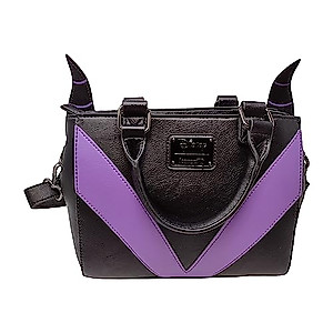 Loungefly Disney Maleficent Sleeping Beauty Crossbody Satchel Handbag Purse
