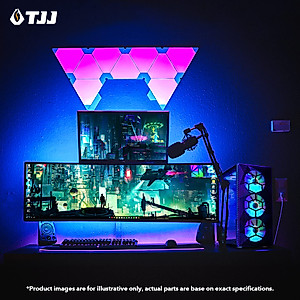 TJJ X3 Gaming Computer PC Desktop - Intel Core i3-12100F (Beat i7-8700), NVIDIA GTX 1660 Super 6GB, 16GB DDR4 3200, 500GB SSD, VR Ready, WiFi 6E, RGB Keyboard & Mouse & Speakers, Win 11 Pro