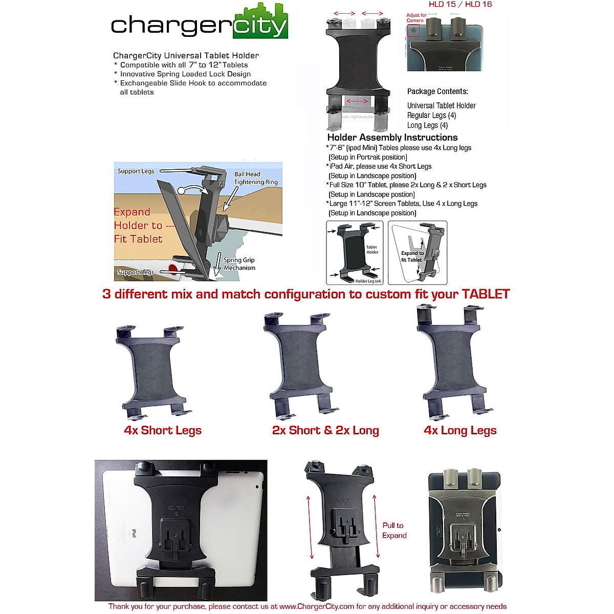 Heavy Duty Flexible 22“ Aluminum gooseneck ELD compliant car truck fleet floor seat bolt tablet mount for Apple iPad Air Pro Mini Microsoft Surface Pro/Book Lenovo Verizon 7 8 10 12 tablets