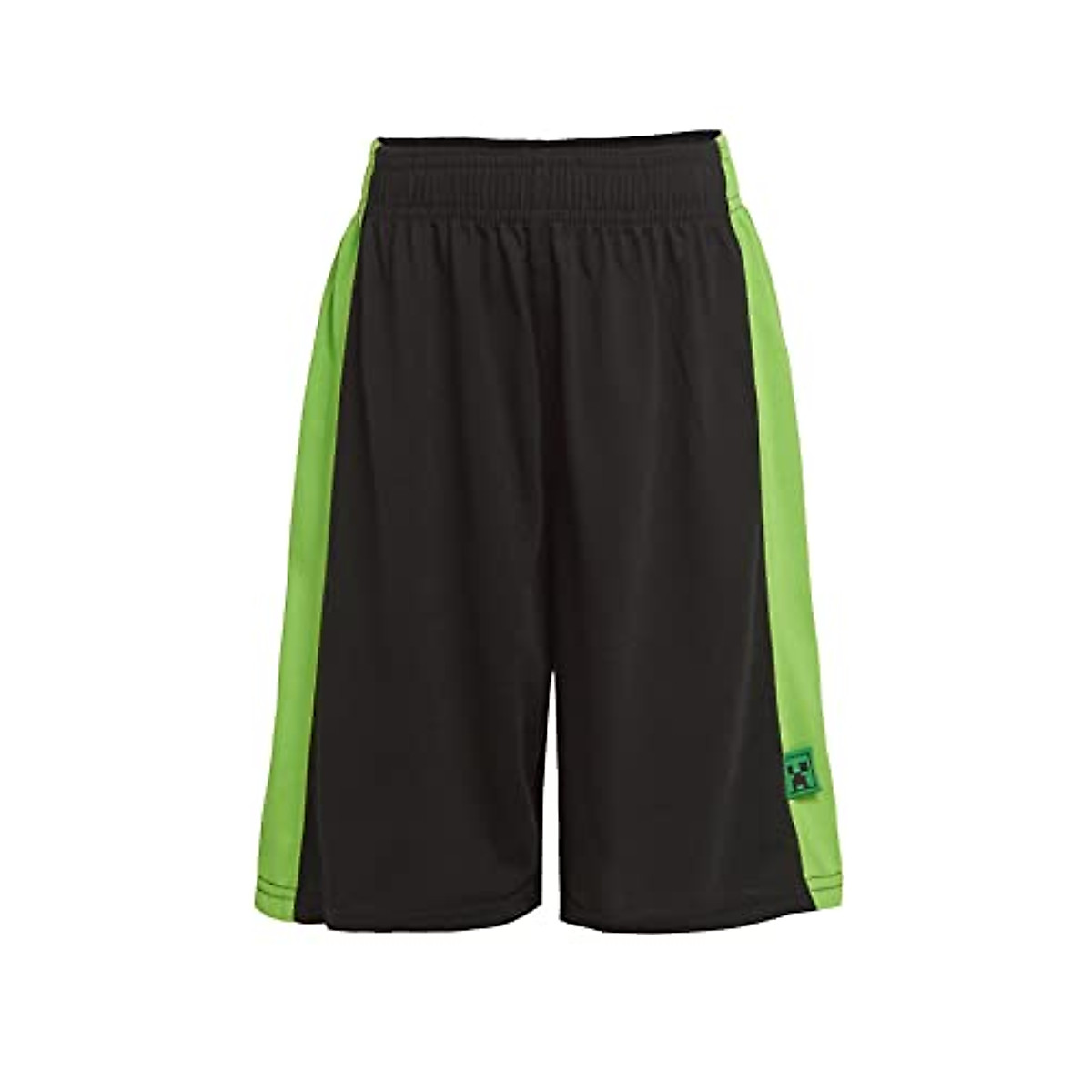 Minecraft Boys Creepers 3 Piece T-Shirt Tank Top Short Set (Gray Heather, 4)