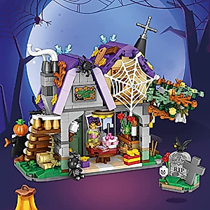Loz Silan Halloween Haunted House Mini Bricks Building Toys - 783 Pieces Ghost Vampire Building Kit for Kids, Halloween Displayable Model Haunted House Party Gift for Boy Girl 6-12 Years Old