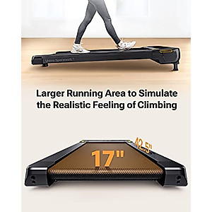 UREVO Incline Under Desk Treadmill, Walking Pad with 5%, 7%, Max 9% Auto Incline, 2.5HP Inclined Walking Treadmill with Remote Control and LED Display for Home and Office