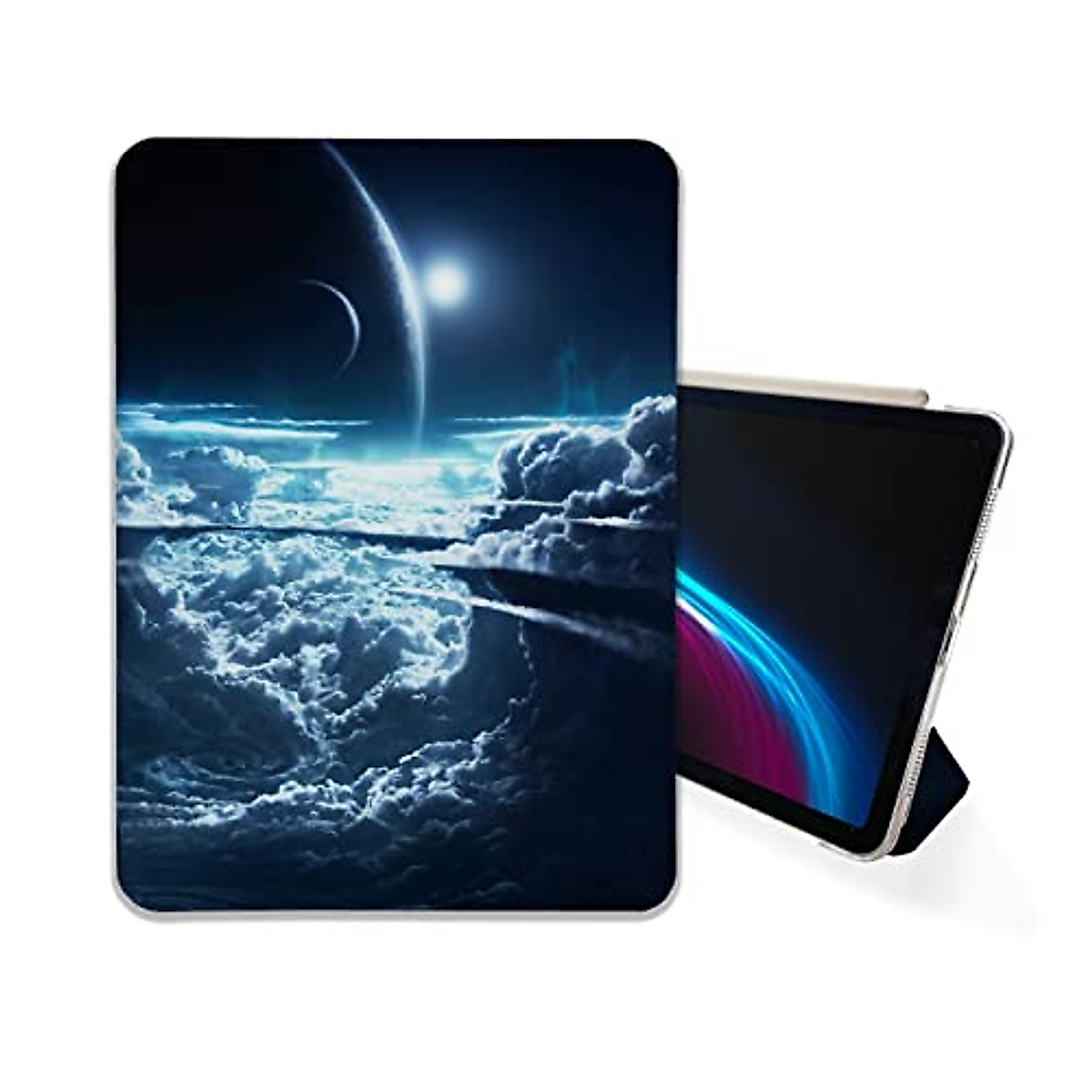 Cute Outer Space Stars case Compatible with iPad Mini Air Pro 7.9 8.3 9.7 10.2 10.9 11 12.9 inch Pattern Cover New 2022 2021 Trifold Stand 3 4 5 6 7 8 9 Generation 284 (9.7" 5/6 gen)