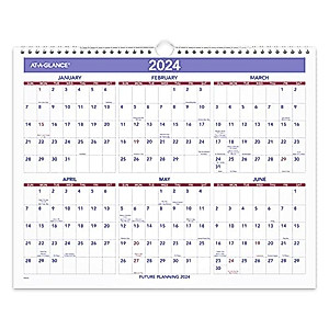AT-A-GLANCE 2023 Wall Calendar, 15" x 12", Medium Wide, Spiral Bound, Monthly (PM828)