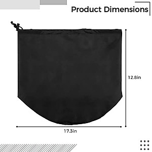 Varku 4PCS Trimmer Engine Dustproof Covers, 420D Oxford Fabric Lawn Mower Covers, Waterproof Weed Eater Protective Bags for Garden Trimming Machine