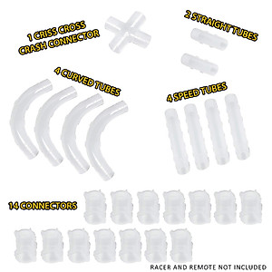 Zoom Tubes RC Car Trax, 25-Pc Tubular Expansion Kit, Racer NOT Included (As Seen on TV)