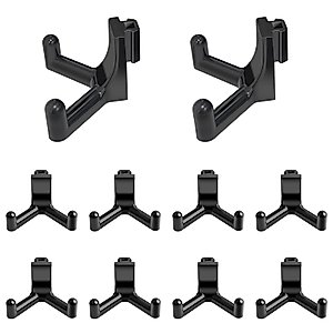 Storage Shed Tool Hooks for Lifetime Resin Storage Shed 10Pcs (Does NOT Work on Any Sheds with Horizontal Siding)