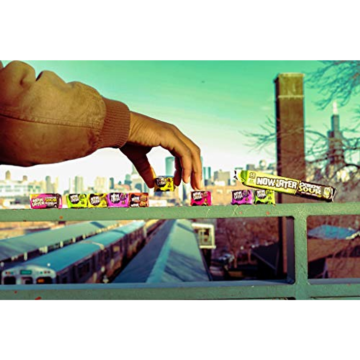 Now and Later Now & Later Soft Taffy Chewy Fruit Chews, (Pack of 24)