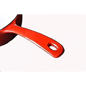 DIBOO Enameled Cast Iron Covered Sauce Pan-2.7 Quart