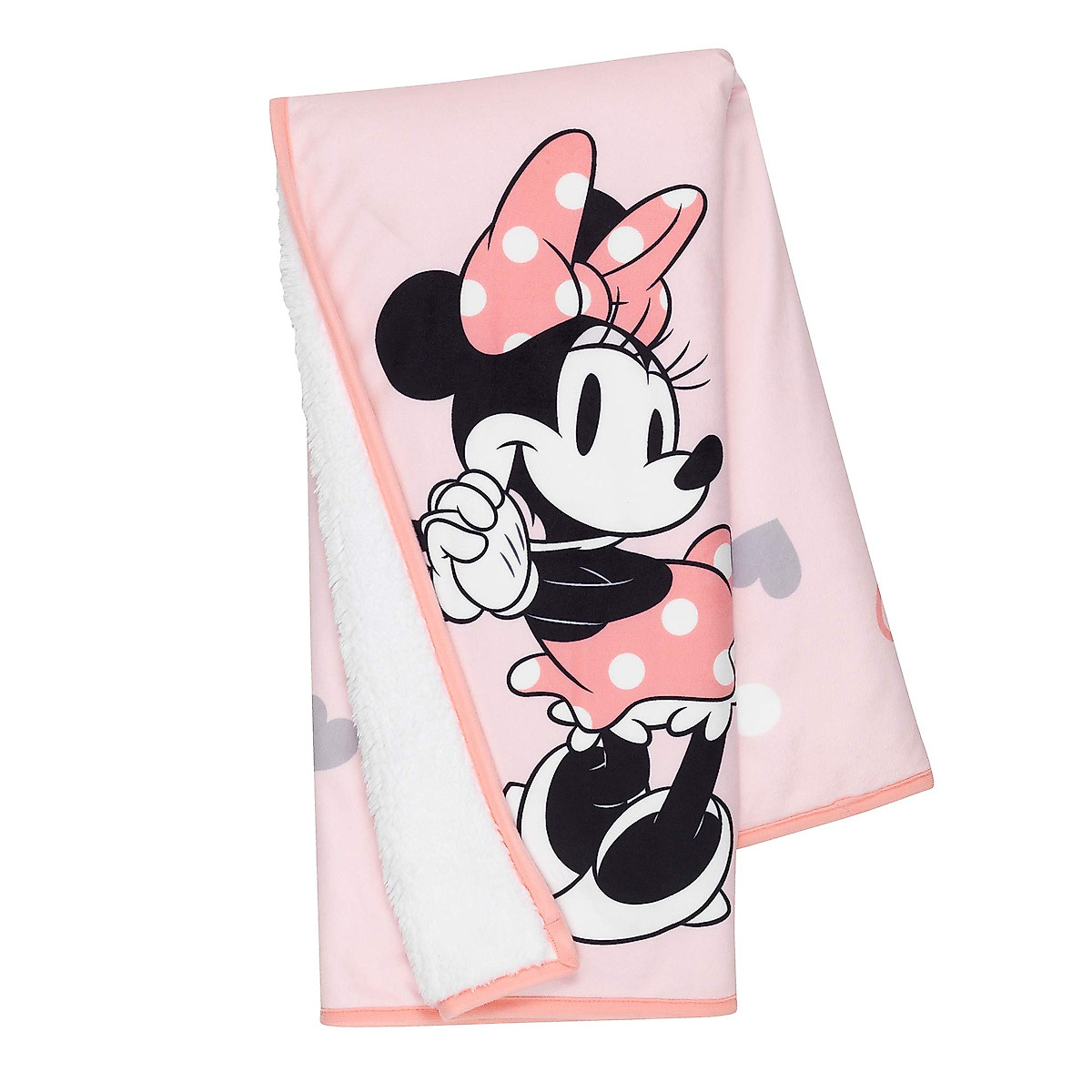 Lambs & Ivy Minnie Mouse Picture Perfect Baby Blanket - Pink, Animals, Disney