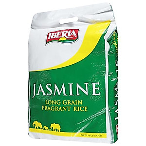 Iberia Jasmine Long Grain Fragrant Rice, 18 Pound