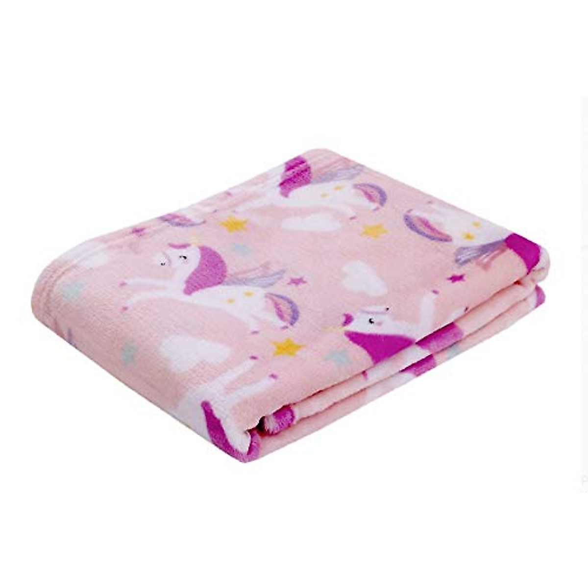 Parent's Choice Plush Baby Blanket, Pink Unicorn