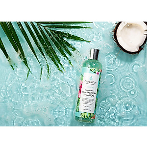 Flora & Curl Shampoo for Curly Hair Coconut Mint Scalp Refresh Shampoo 300ml…