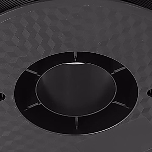 3D Printer Filament, 1kg 1.75mm PLA Filament Smokeless Bubble for High Precise Printing(Black)