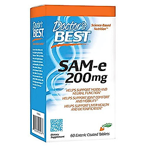 Doctor's Best SAMe -- 200 mg - 60 Enteric Coated Tabs