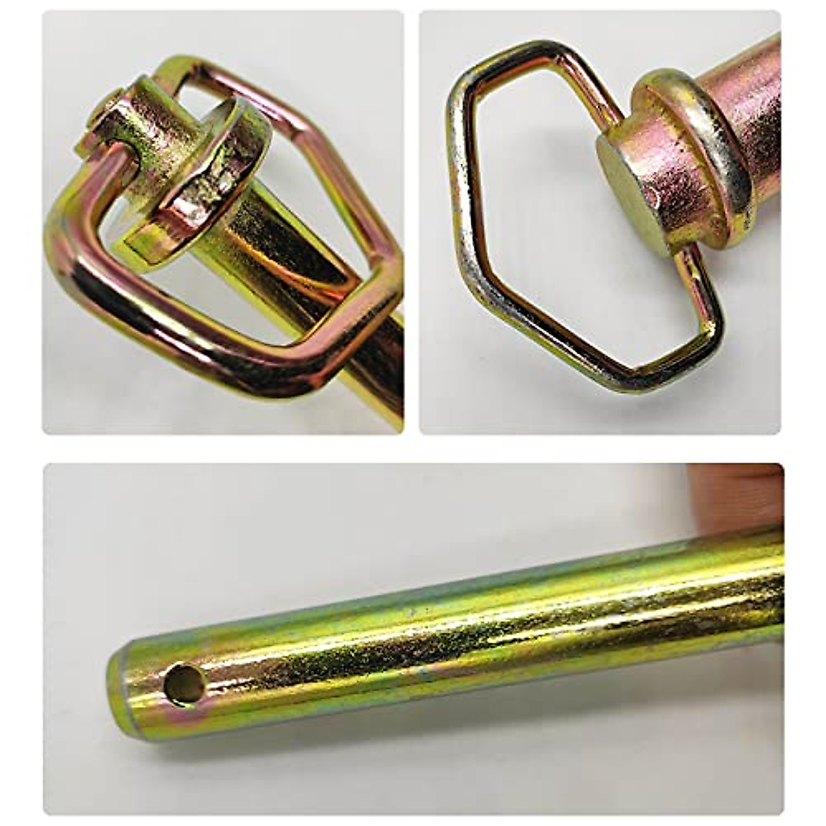 NRC&XRC Hitch Pin with Chain Accessories for Tractors, 3/4 by 6-1/4-Inch