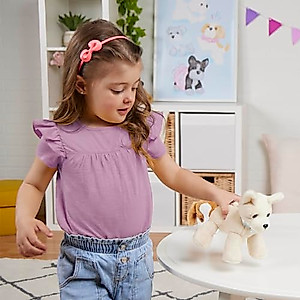 Pucci Pups – Adopt-a-Pup – Shih Tzu, Chihuahua, Poodle – Plush Toy Dogs with Dog Bed – Plush Dog for Kids Aged 2 and Up