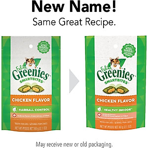 GREENIES Smartbites Healthy Indoor Chicken - 2.1 Oz, Pack of 4