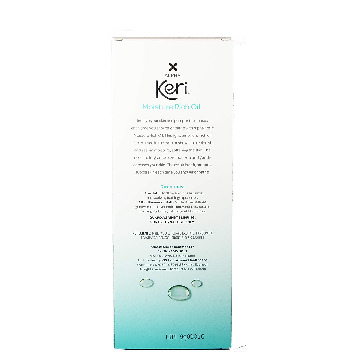 Keri Moisturizing Shower and Bath Oil, 16 Fl Oz