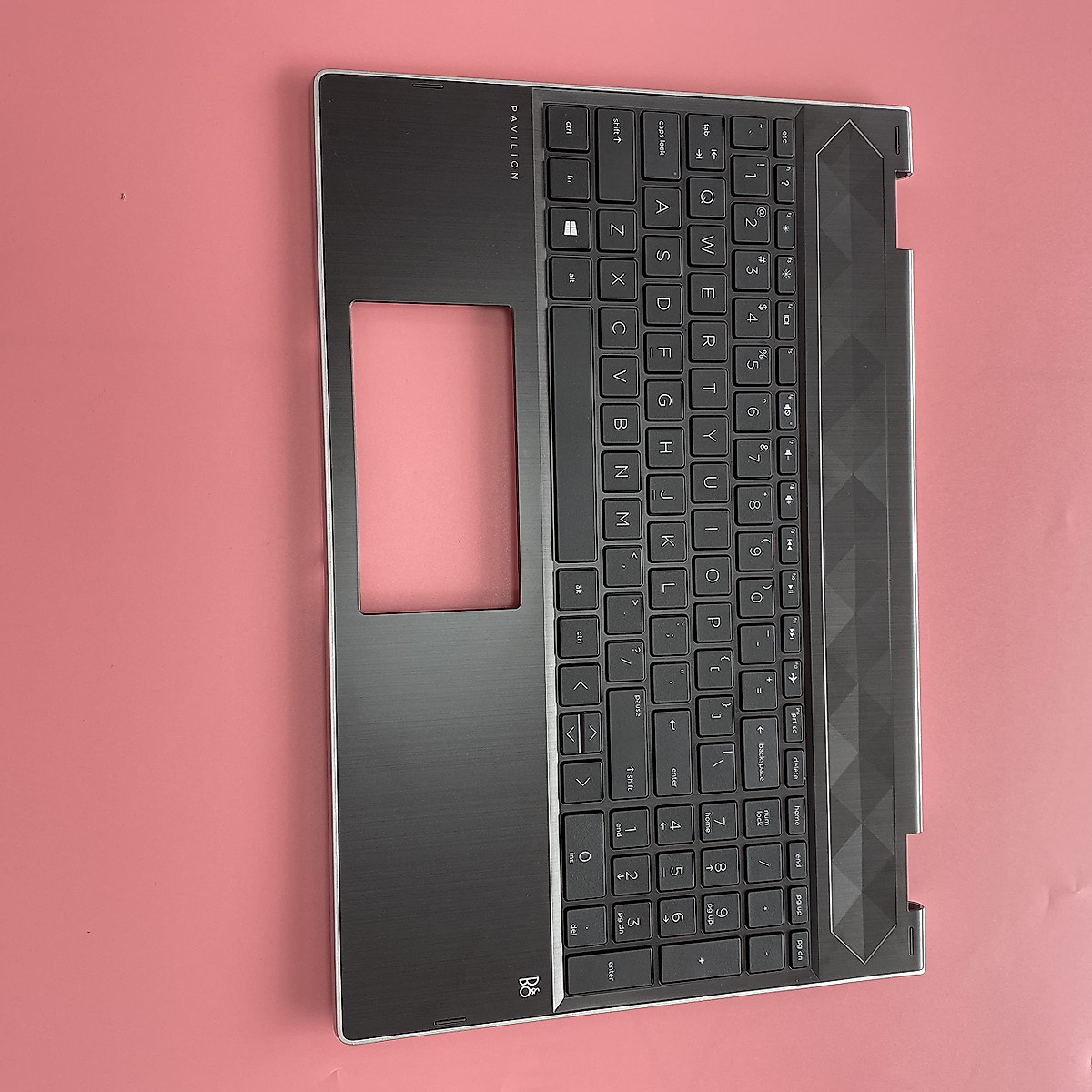 Replacement for HP Pavilion X360 15T-CR000 15T-CR 15 CR 15-CR0051OD Laptop Upper Case Palmrest Keyboard Assembly Part l20848-001 4600EH0E000 Top Cover Black