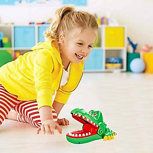 iShyan Crocodile Teeth Toys Game for Kids, Crocodile Biting Finger Dentist Games Funny Toys, 2020 Version Ages 4 and Up