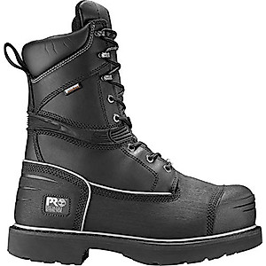 Timberland PRO mens Gravel Pit 10 Inch Steel Toe Mining industrial and construction boots, Black, 10.5 US