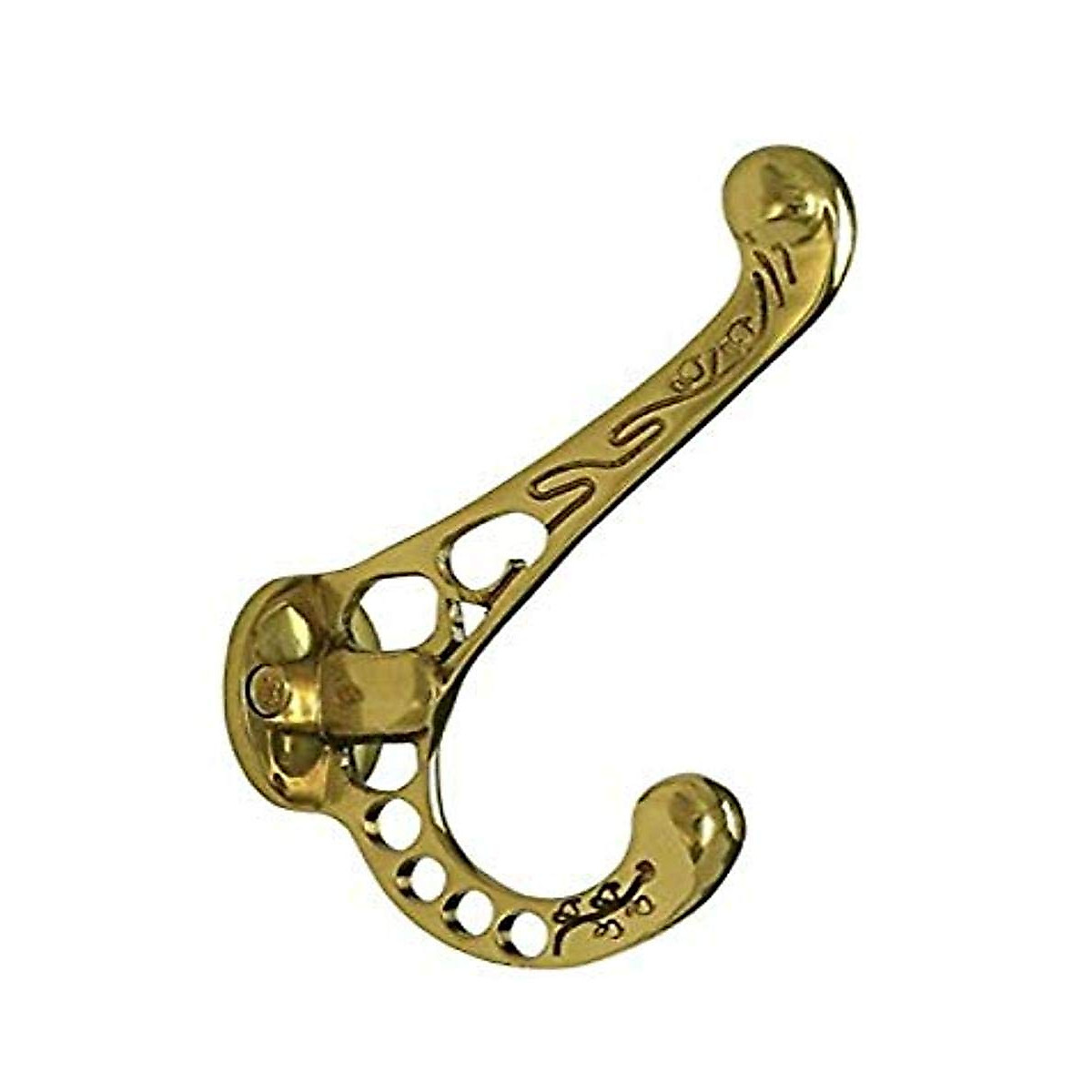Nostalgic Warehouse Victorian Coat Hook, Polished Brass,701067