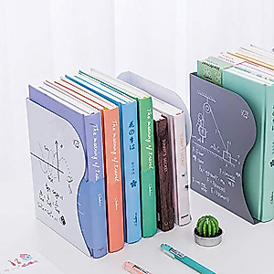 Telescopic Book Stand Retractable Medium-Sized Folding Book Clip Book by bookend Three-Column Large Student Cartoon Creative Thickening