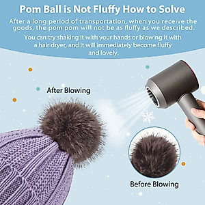 Kids Winter Hat Gloves Scarf Set Girls Boys Beanie Children Knit Neck Warmer Warm Fleece Pom Cap Purple 6-10 Years Old Cold Weather Sets Gifts for Childrens Niñas Niños Gorros Bufandas