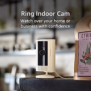 Ring Indoor Cam (newest model) — Home or business security in 1080p HD video, Starlight