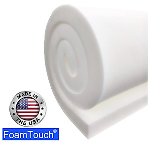 FoamTouch 4" Height x 30" Width x 80" Length Camper/RV bunk Mattress with Gel Memory Foam -No Cover