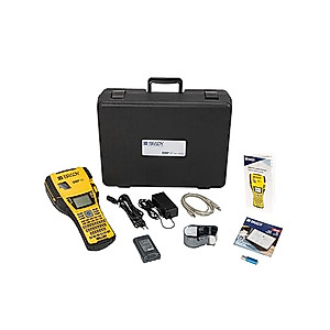Brady BMP41 Portable Industrial Label Maker with Hard Case, Cable, AC Adapter, B595 Labels, Battery Pack,Yellow/Black