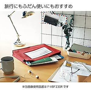 Kokuyo F-VBF230S Classical Pouch, A4 Case, Sepia