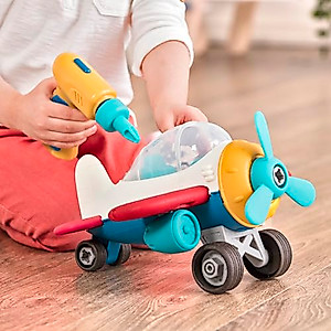 Battat- Wonder Wheels- Take-Apart Airplane – Toy Plane With Drill For Kids – STEM Toy- Developmental Toy – 3 Years +