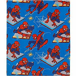 Marvel Spiderman Toddler Blanket - 40” X 50” - Super Soft, Plush, Warm and Comfortable