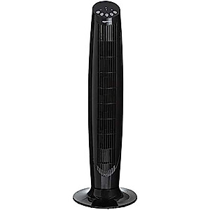 Amazon Basics Digital Oscillating 3 Speed Tower Fan with Remote