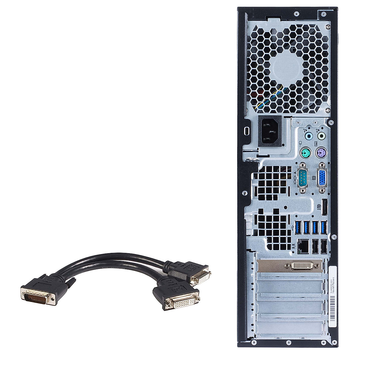 HP Elite 8300 mini PC Business High Performance Desktop Computer(Intel Core i7-3770 3.4GB,16G DDR3,240G SSD+3TB,DVD,Radeon 6350 HD+Dual DVI Cable,WiFi,Windows 10 Professional)(Renewed)