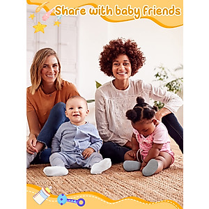 Jecery 60 Pairs Baby Socks Low Cut Stretch Cotton Ankle Socks Unisex Baby Socks Infant Socks for Newborn Toddler Boys Girls 0-6 Months Baby Socks