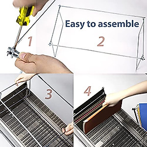 Officemate Hanging File Frame, 24-27, Letter Size, Steel, 1 Set (91964)