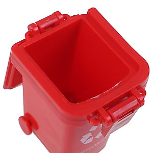 IYSHOUGONG 8 Pcs 2.5“ ”Mini Trash Can Toy Push Vehicles Garbage Cans Curbside Vehicle Garbage Bin for Kids Toddlers