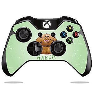 MightySkins Skin Compatible with Microsoft Xbox One or One S Controller - Baked | Protective, Durable, and Unique Vinyl Decal wrap Cover | Easy to Apply, Remove, and Change Styles | Made in The USA