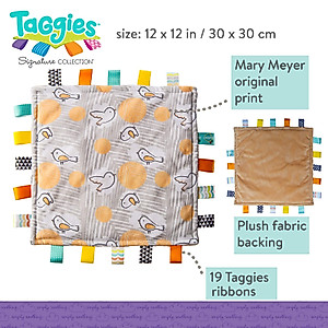 Taggies Original Blanket, 12 X 12", Comfy Birds (41510)