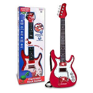 Bontempi Red Electric Guitar, Right, Multicolor, ‎2.54 x 2.54 x 2.54 cm (241300)