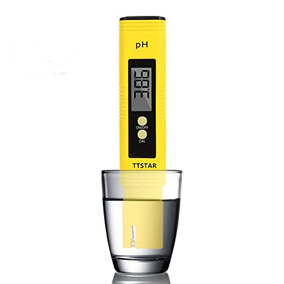 TTSTAR Digital PH Meter Tester, 0.01 High Accuracy Quality 0-14 Measurement Range for Household Drinking, Pool and Aquarium Water PH Tester Design with ATC