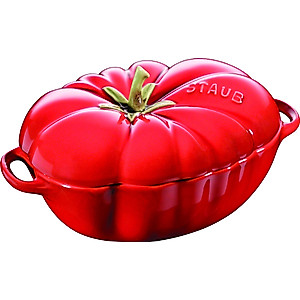 Staub Tomato Casserole 40511-855-0 Enamelled Surface Ceramic