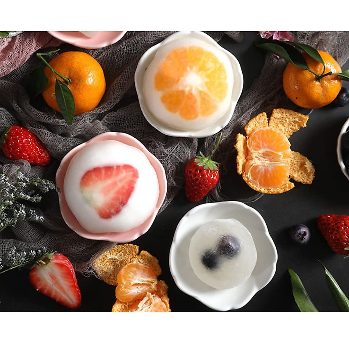 XIYUAN 6 Pack of 4 inch Cake Pans, Mini Cake Pans, Round Cake Pans Aluminium Cake Pans - Suitable For Chocolate, Cake, Jelly, Pudding, Hand Soap, Candy, Etc Cake Baking Moulds