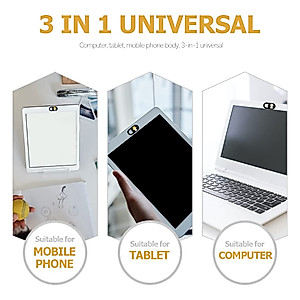SOLUSTRE 6pcs Camera Cover Lapdesk Laptop Computer Notebook Computer Laptops Tablet Computer Notebook Laptop Black Slides Webcam Privacy Lens Protector Webcam Blocker Dj Slider Flat Abs