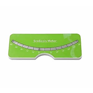 FROON Scoliosis Portable Medical Evaluation,Back Spine Scoliosis Measuring Tool ，Testing Meter Scoliosis Test Gauge for Diagnosis of Back and Spine Scoliosis in Adults or Children (Green)