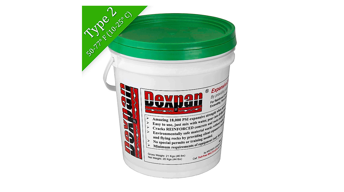 Dexpan Expansive Grout - Silent Concrete Demolition